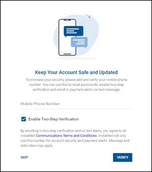 Enroll in Text Message Notifications