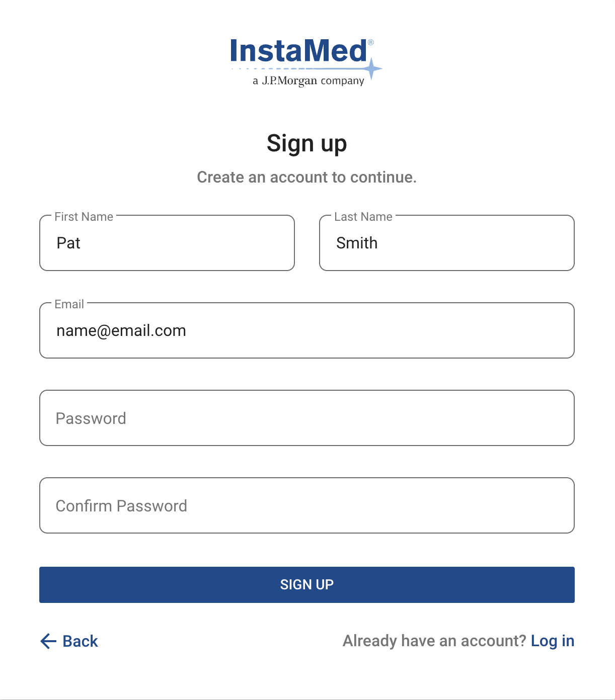 Sign Up for a New Patient Portal Account