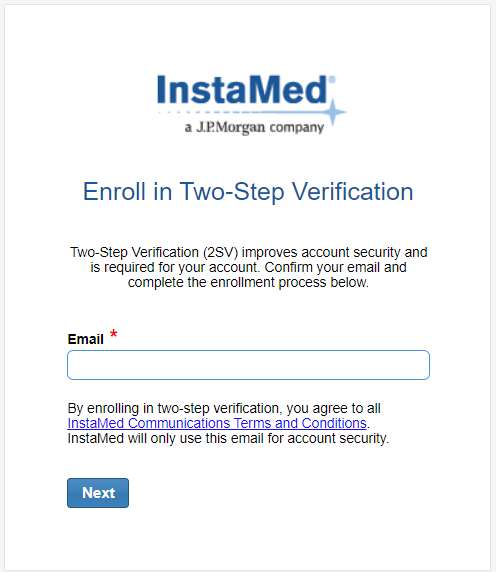 Two-Step Verification (2SV) Configuration
