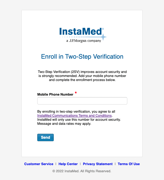 Two-Step Verification (2SV) Configuration