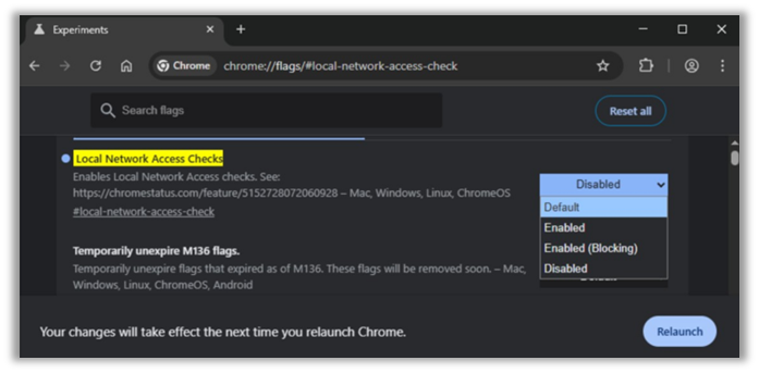 InstaMed Device Service Issues and Browser Local Network Restrictions