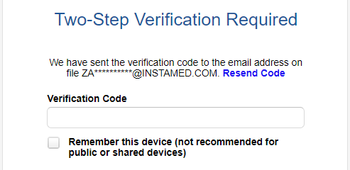 Two-Step Verification (2SV) Configuration