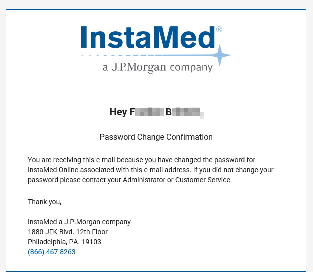How do I reset my InstaMed Online password?